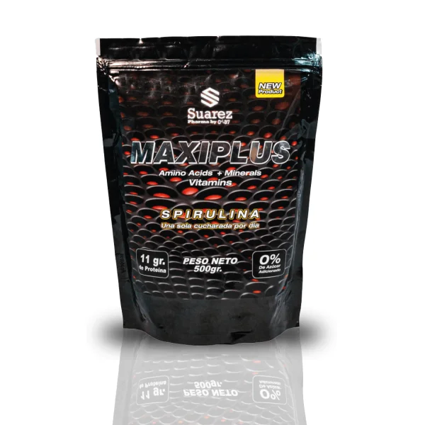 Maxiplus proteina x 500 gr - Farmacia Suarez Pharma Vitaminas ...