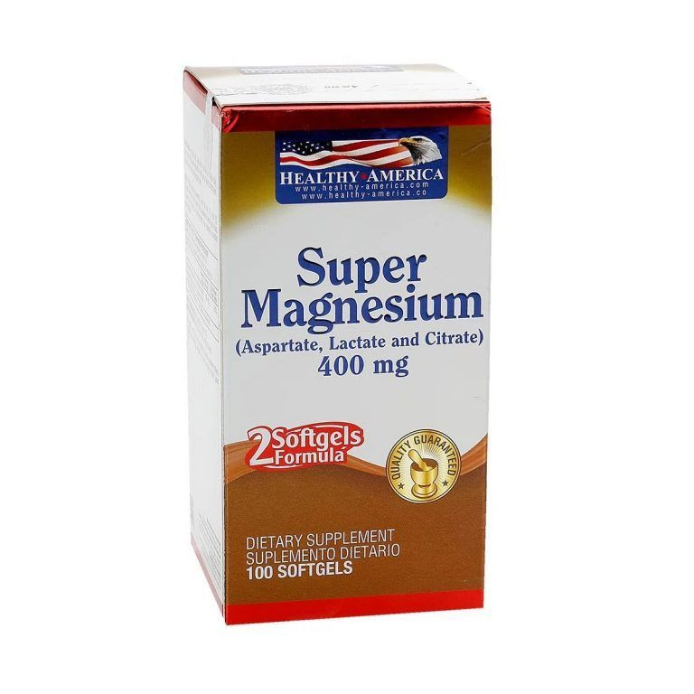 Super Magnesium 400 Mg x 100 Soft - Healthy America. | SuarezPharma